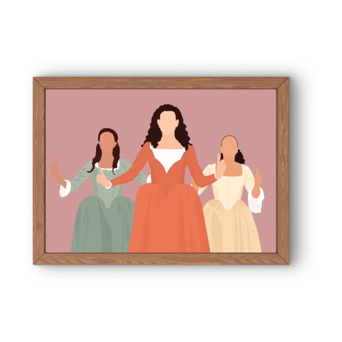 Hamilton Inspired Schuyler Sisters 'WORK' Print - Etsy