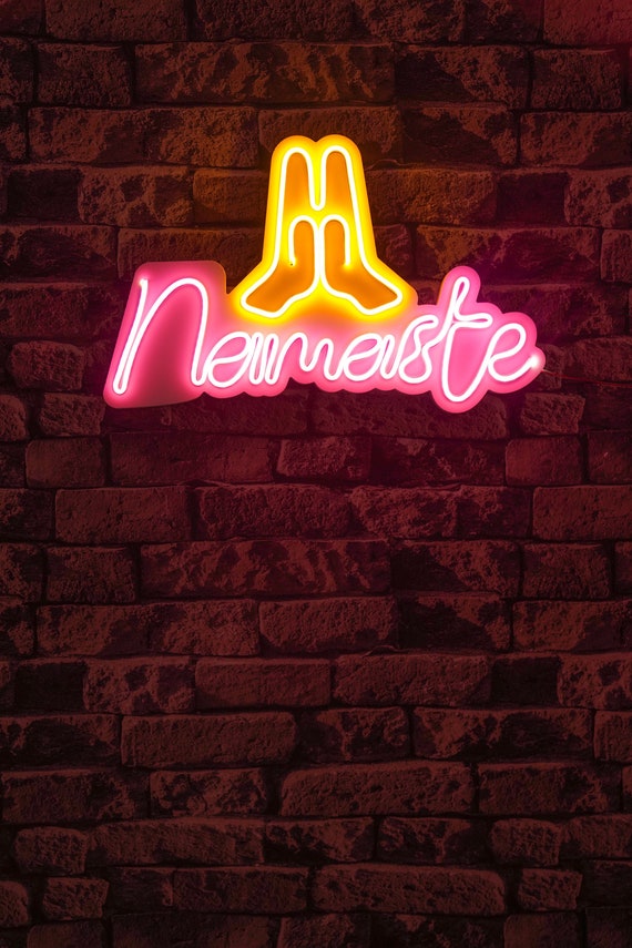 Namaste Neon Custom Neon Custom Neon Signs Yoga Neon LED Neon - Etsy UK
