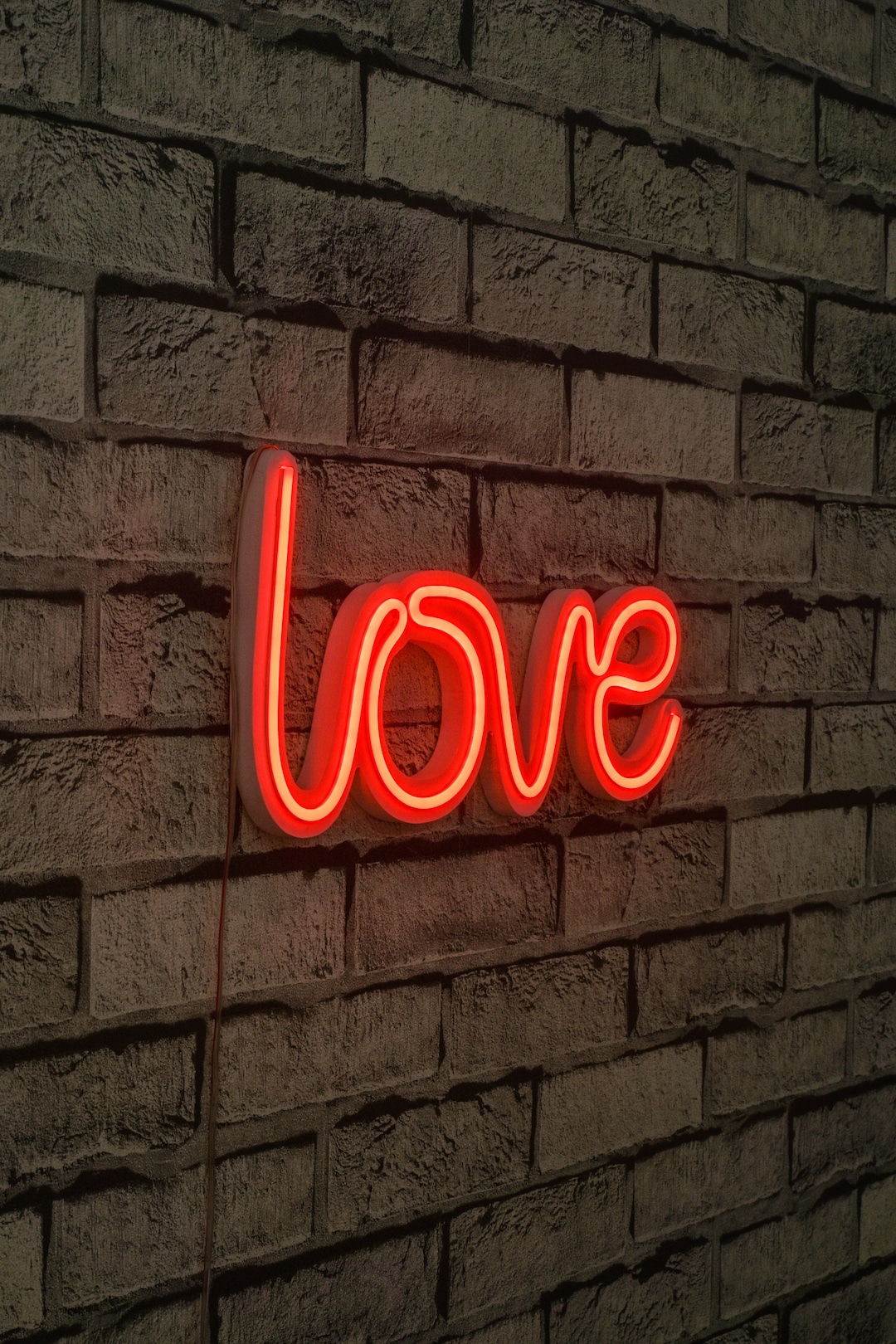 LOVE Love Sign Handmade Neon Wall Signs and Messages Handcrafted LED ...