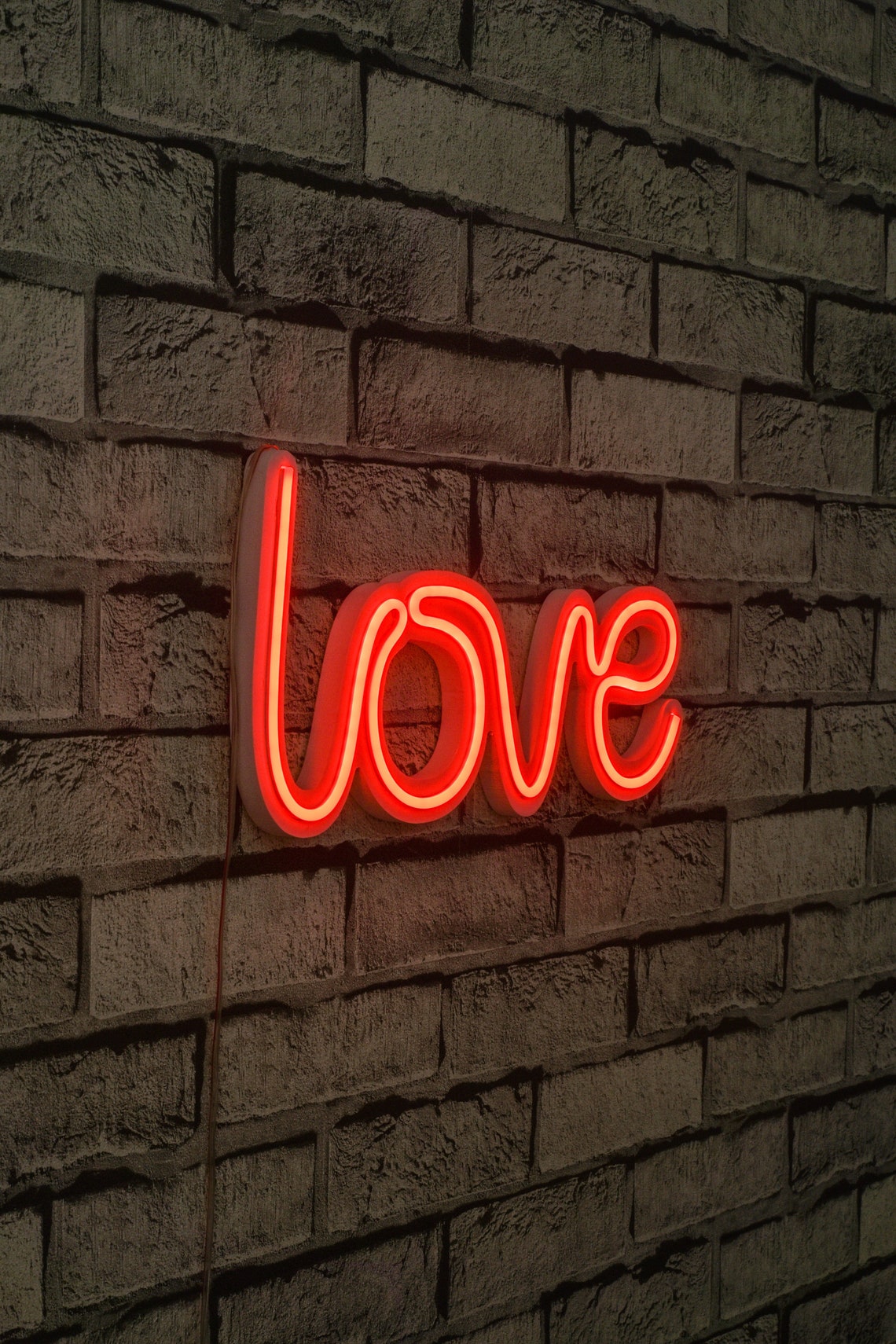 LOVE Love Sign Handmade Neon Wall Signs and Messages - Etsy