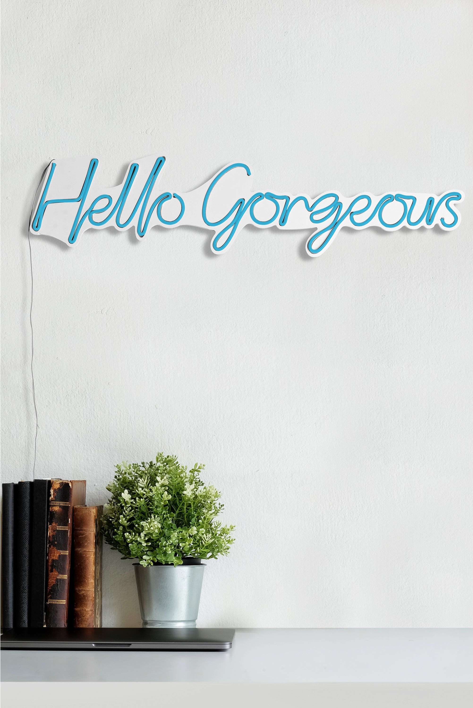 Hello Gorgeous Handmade Neon Wall Signs and Messages - Etsy