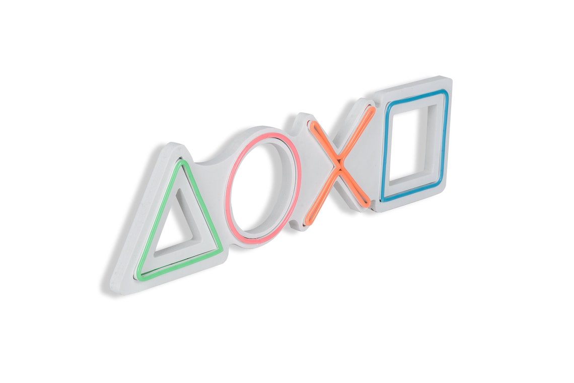 Play Station Neon Custom Neon Handmade Neon PS Neon Wall - Etsy