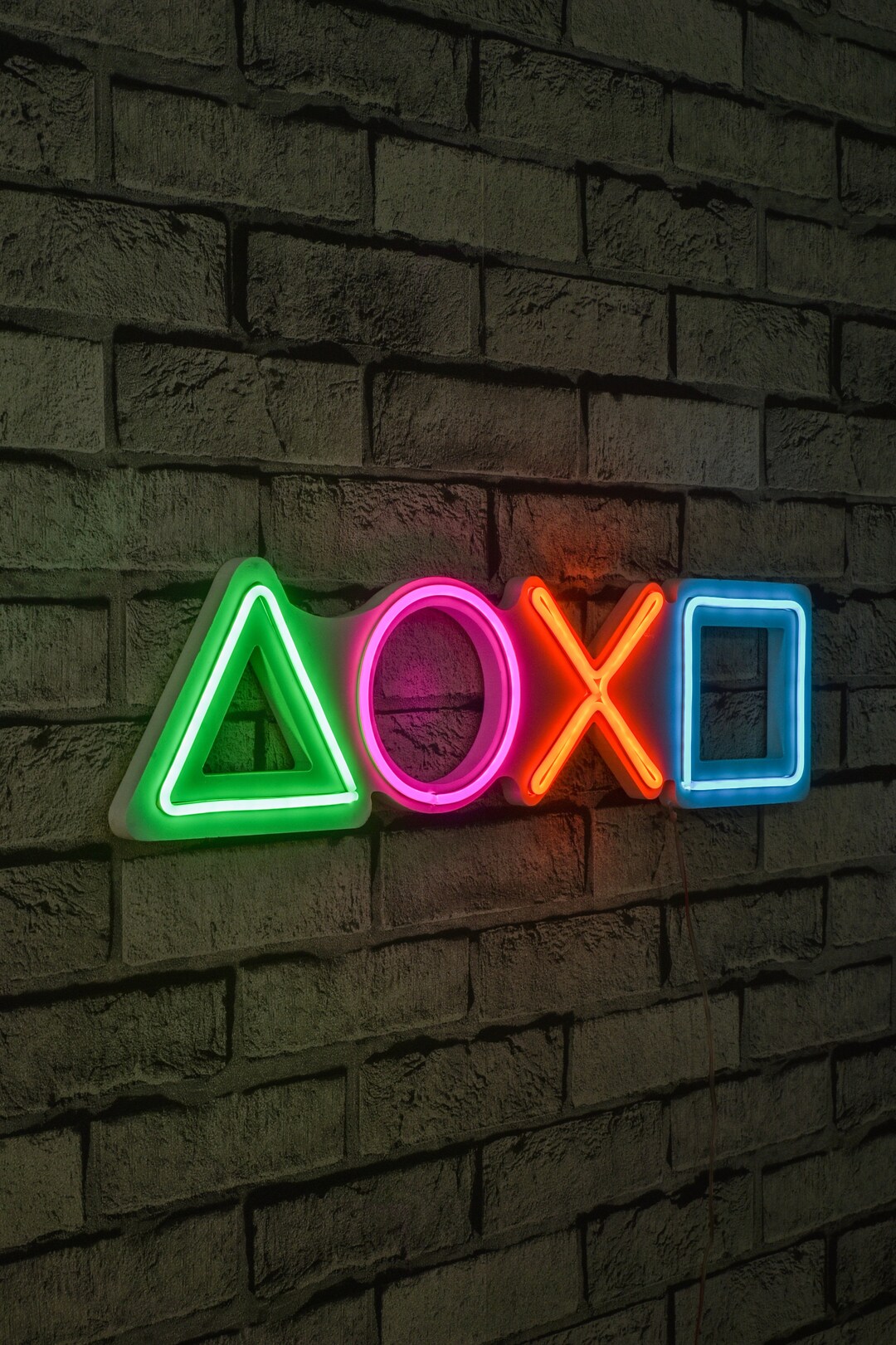 Play Station Neon Custom Neon Handmade Neon PS Neon Wall Decoration LED ...