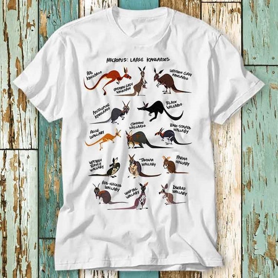 Aussie Kangaroos Australian Wallabies List T Shirt Top Design - Etsy