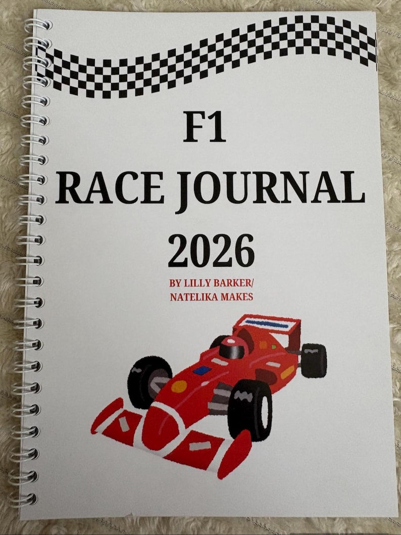 2026 F1 Journal - Etsy
