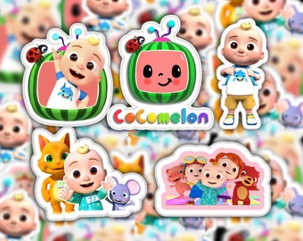 Cocomelon Thank You Stickers | Etsy