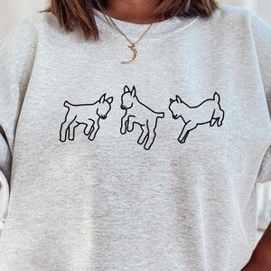Goats Sweatshirt, Goat Mom Sweater, Goat Mom, Cute Goats Sweatshirt ...