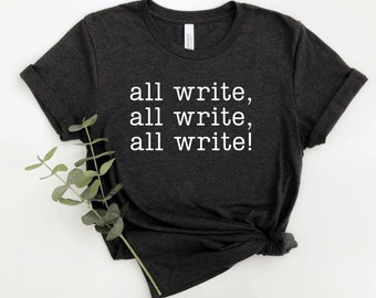 Write on Tshirt - Etsy