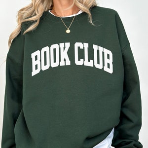 Custom Book Club Sweatshirt, Personalized Book Club Crewneck, Book ...