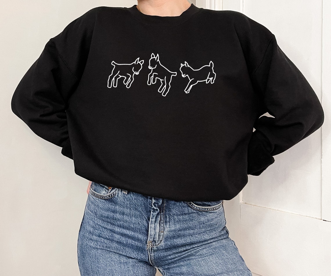Goats Sweatshirt Goat Mom Sweater Goat Mom Cute Goats - Etsy