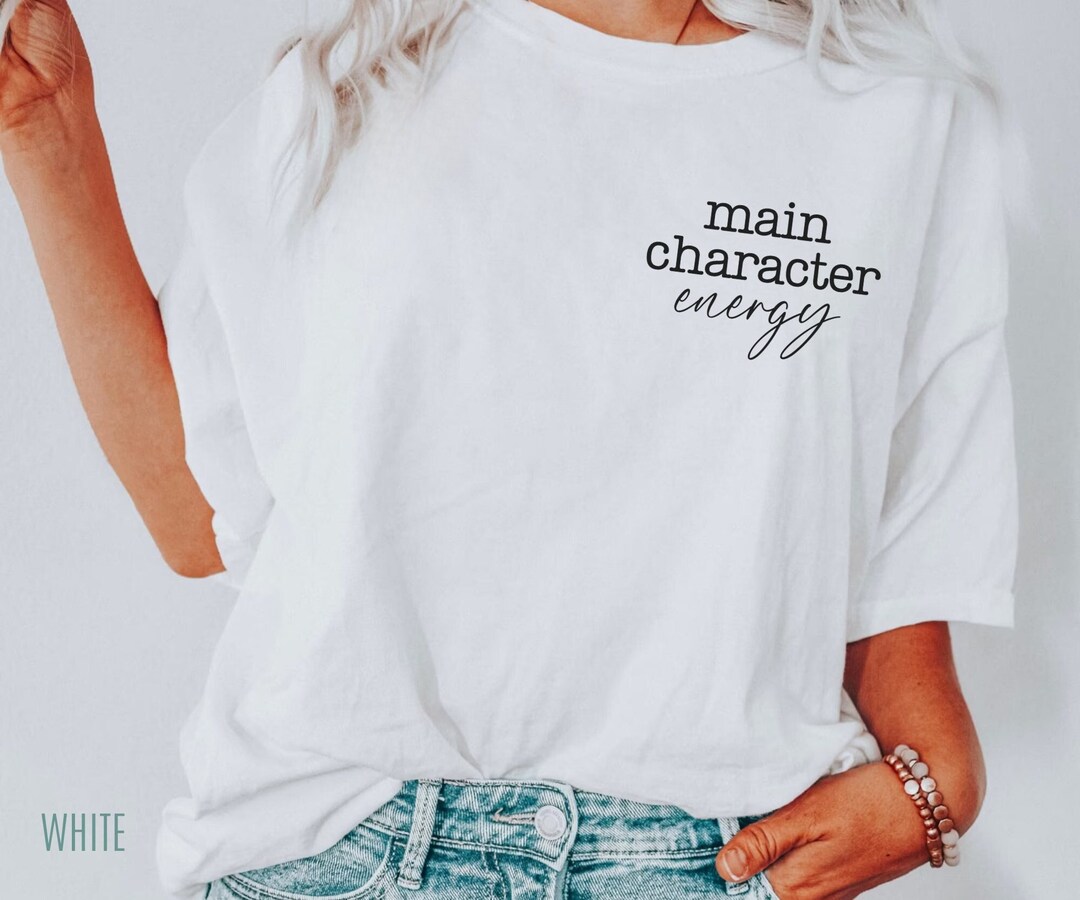 Main Character Energy Shirt, Self Love Shirt, Book Lover Gift, , Gift ...