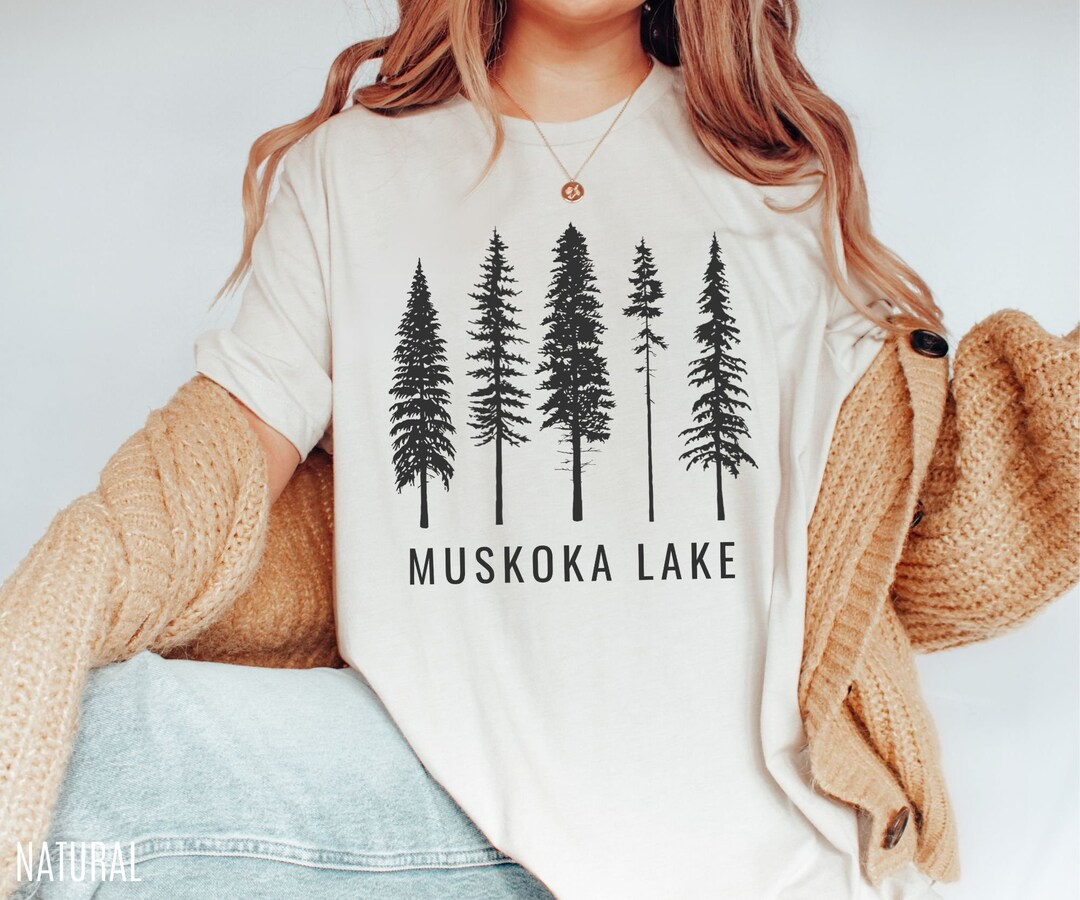 Custom Lake Pine Trees Shirt, Custom Lake Vacation Shirt, Custom ...