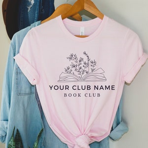 Custom Book Club Shirt, Custom Book Shirt, Custom Book Shirt, Book Club ...