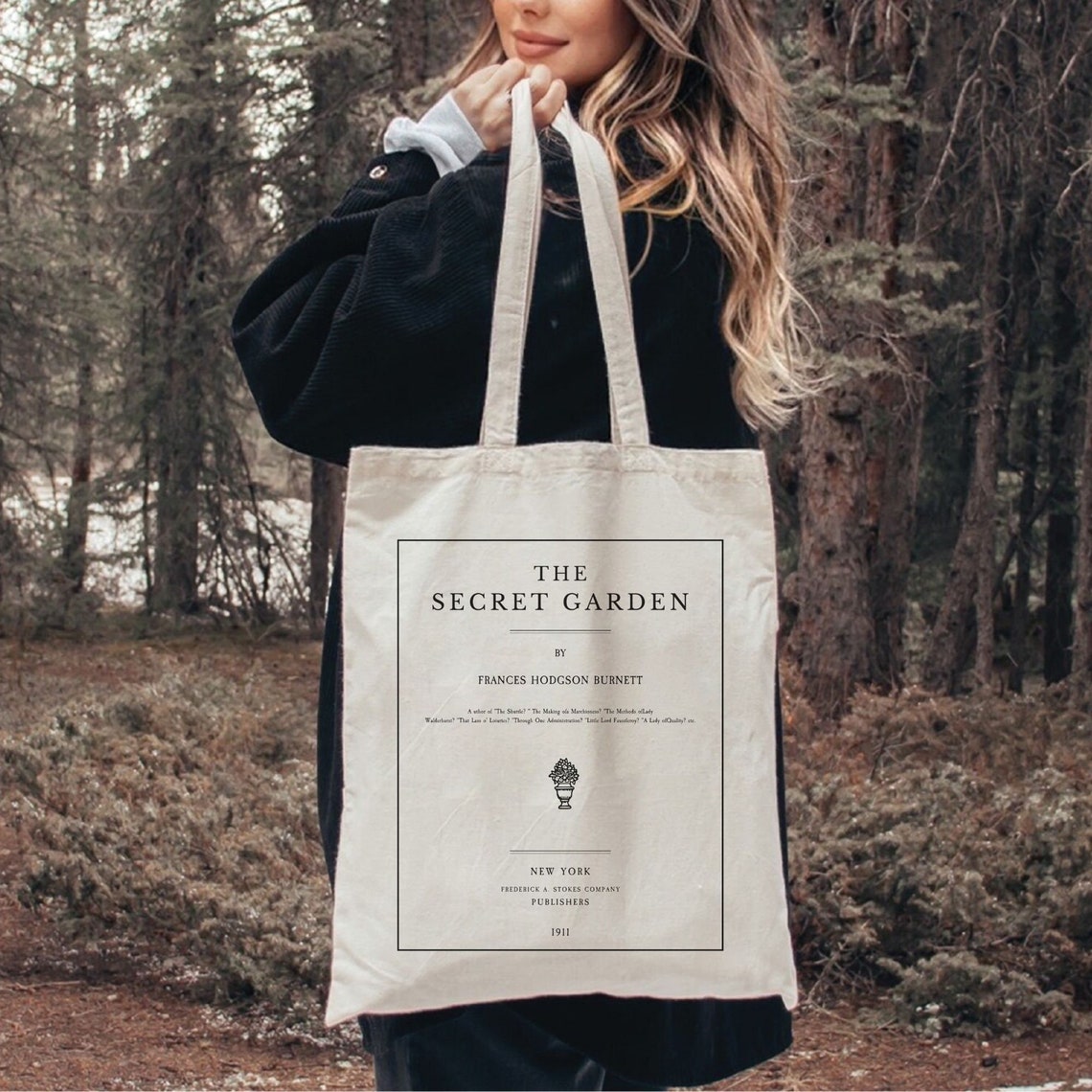 The Secret Garden Tote Bag, Book Tote Bag, Bookish Tote Gift, Literary ...