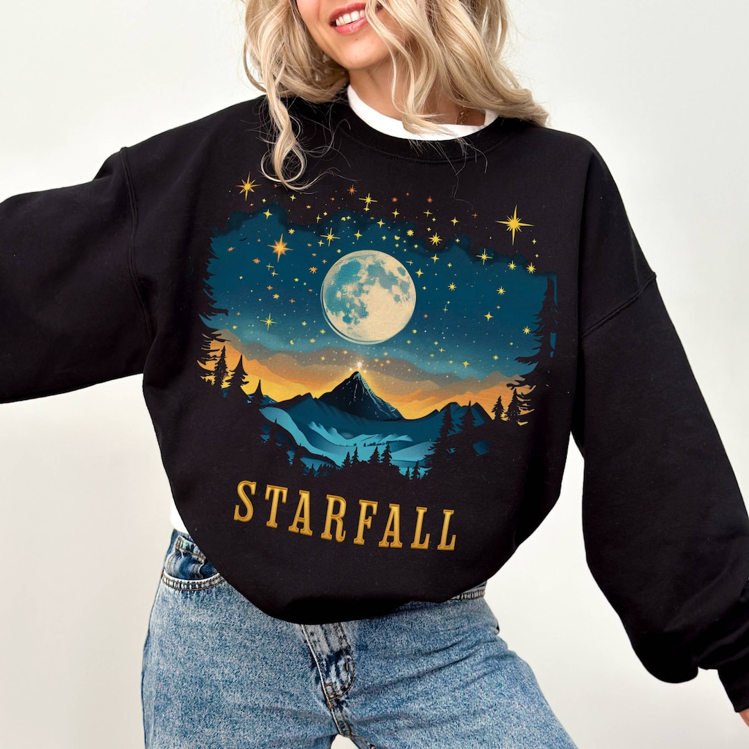 Starfall Dark Sweatshirt (officially Licensed), ACOTAR Merch, Velaris ...