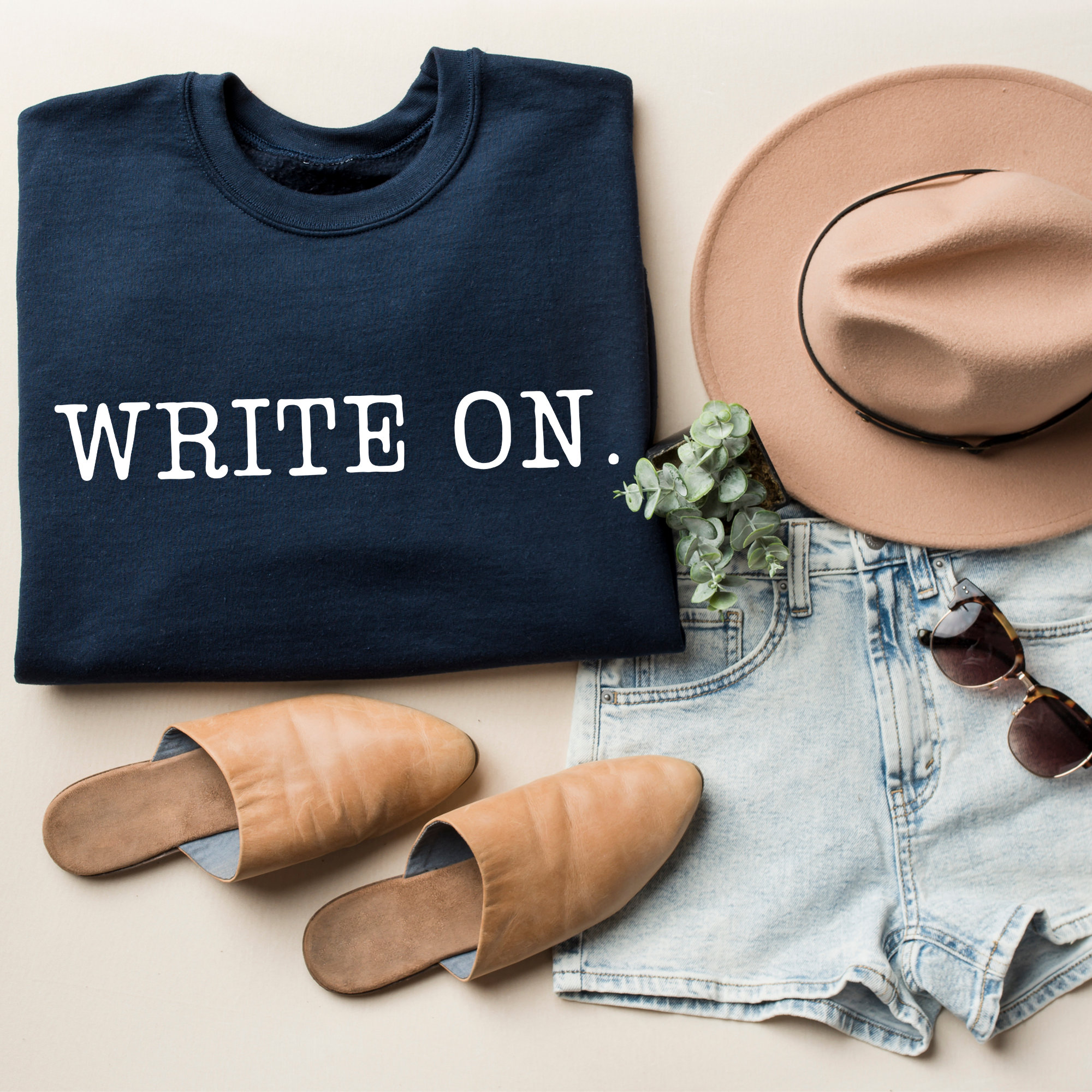 Write on Sweater Writer Sweatshirt Author Sweater Author - Etsy