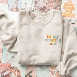 In My Reading Era Sweatshirt, Reading Sweatshirt, Bookish Sweatshirt ...