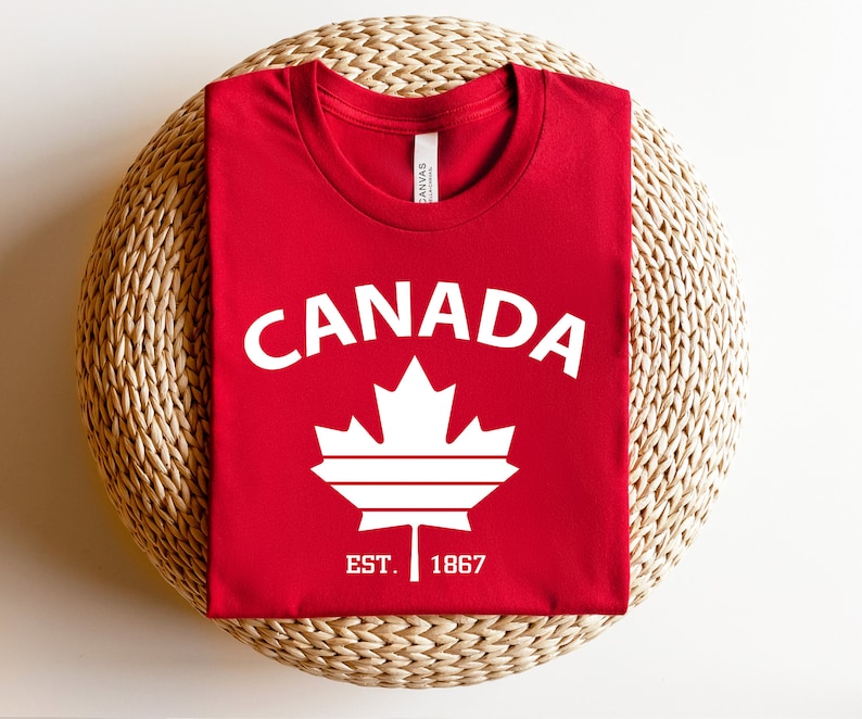 Canada Shirt Proud Canadian Canadian T-shirt Canada Day | Etsy