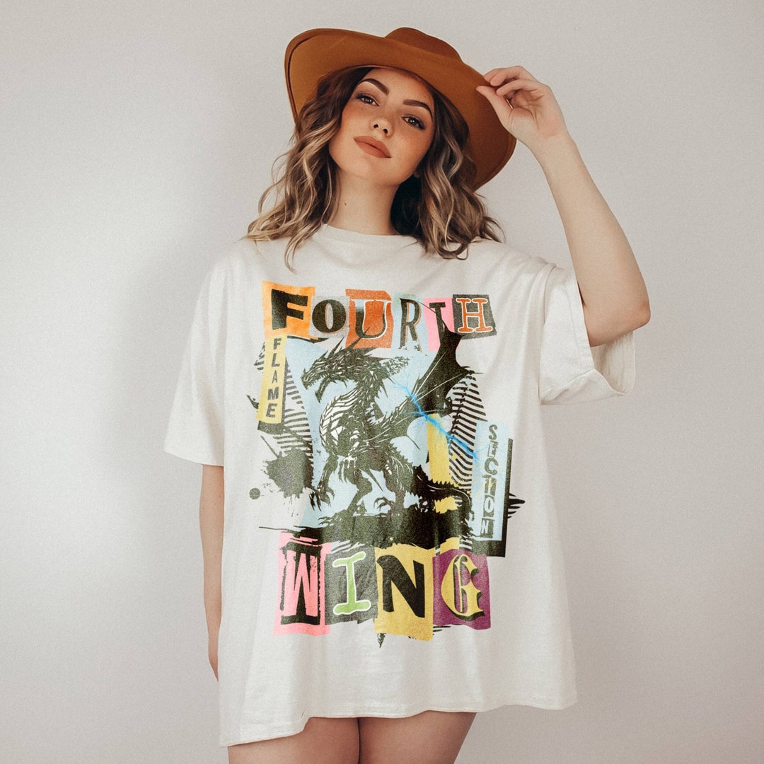 Fourth Wing Shirt (OFFICIALLY LICENSED), Fourth Wing Merch, Iron Flame ...