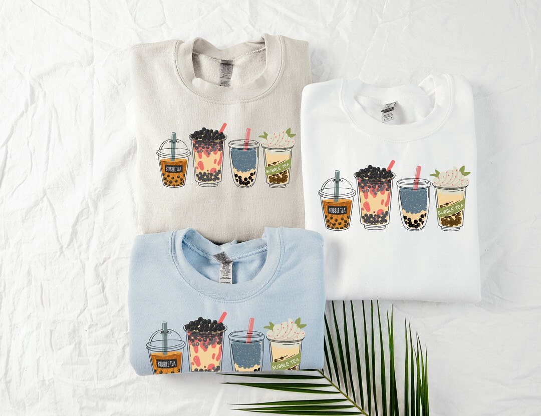 Boba Tea Sweatshirt, Bubble Tea Sweatshirt, Gift for Boba Lover, Boba ...