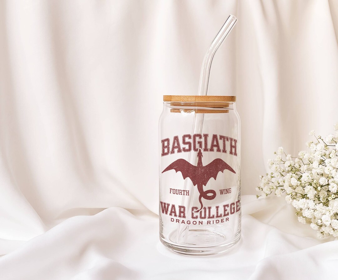 Fourth Wing Tumbler Glass Cup (OFFICIALLY LICENSED), Fourth Wing Mug ...