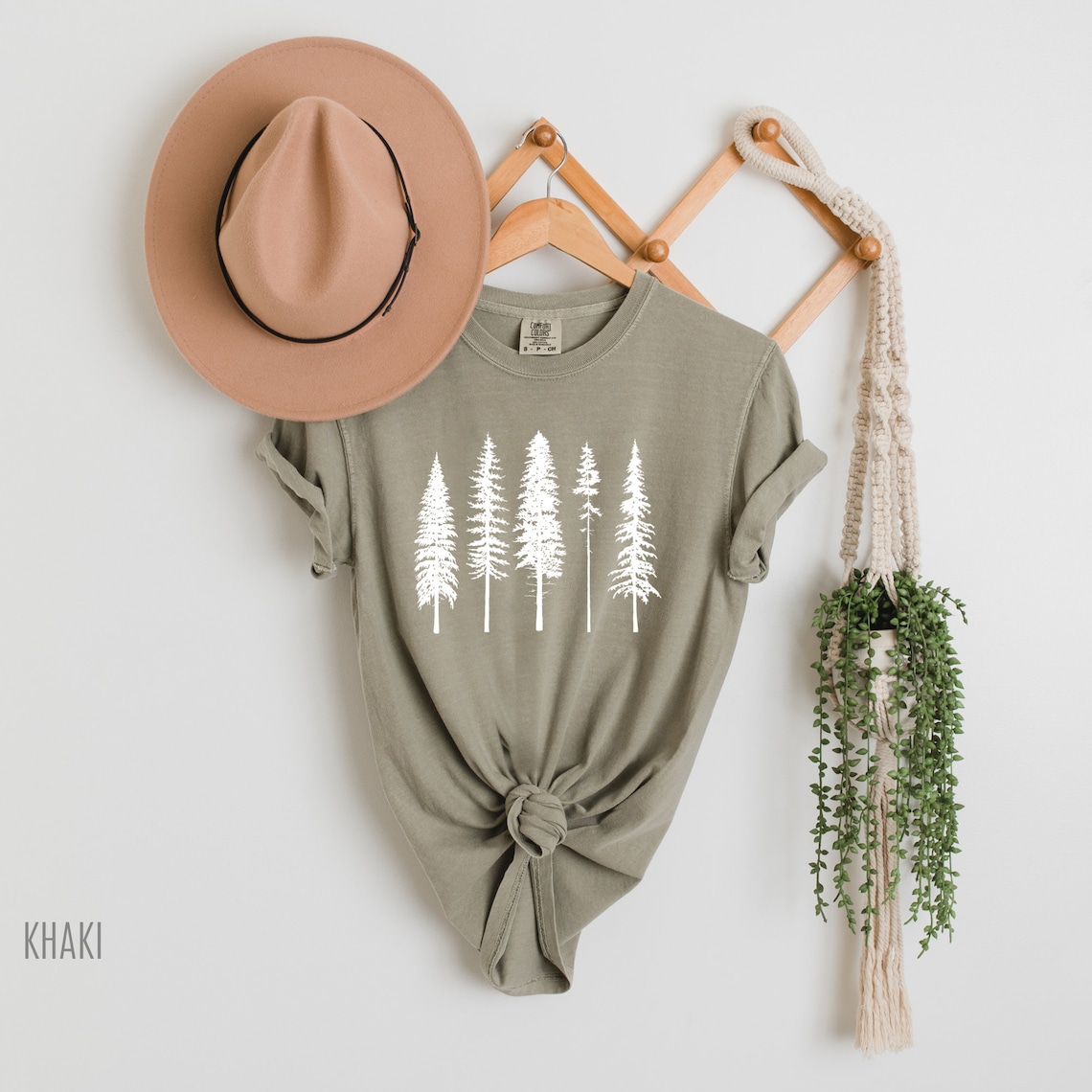 Comfort Colors Pine Trees Shirt Evergreen Trees Forest - Etsy