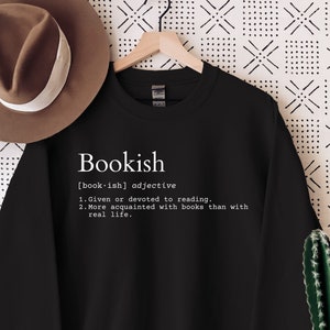 Bookish Definition Sweatshirt, Bookish Sweater, Bookish Sweatshirt ...