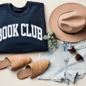 Custom Book Club Sweatshirt, Personalized Book Club Crewneck, Book ...