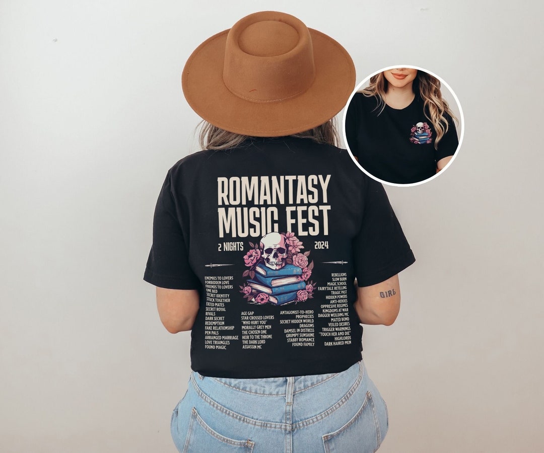 Romantasy Music Fest Shirt, Romantasy Shirt, Book Tropes Shirt, Smut ...
