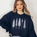 Pine Tree Sweatshirt, Evergreen Trees, Forest Sweatshirt, Trees Sweater ...