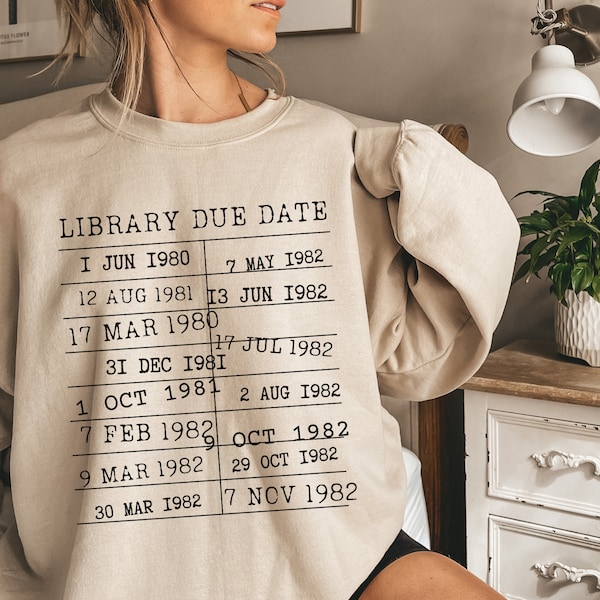 Library Due Date - Etsy