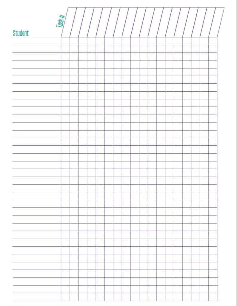 CTE Task List Tracking Form - Etsy