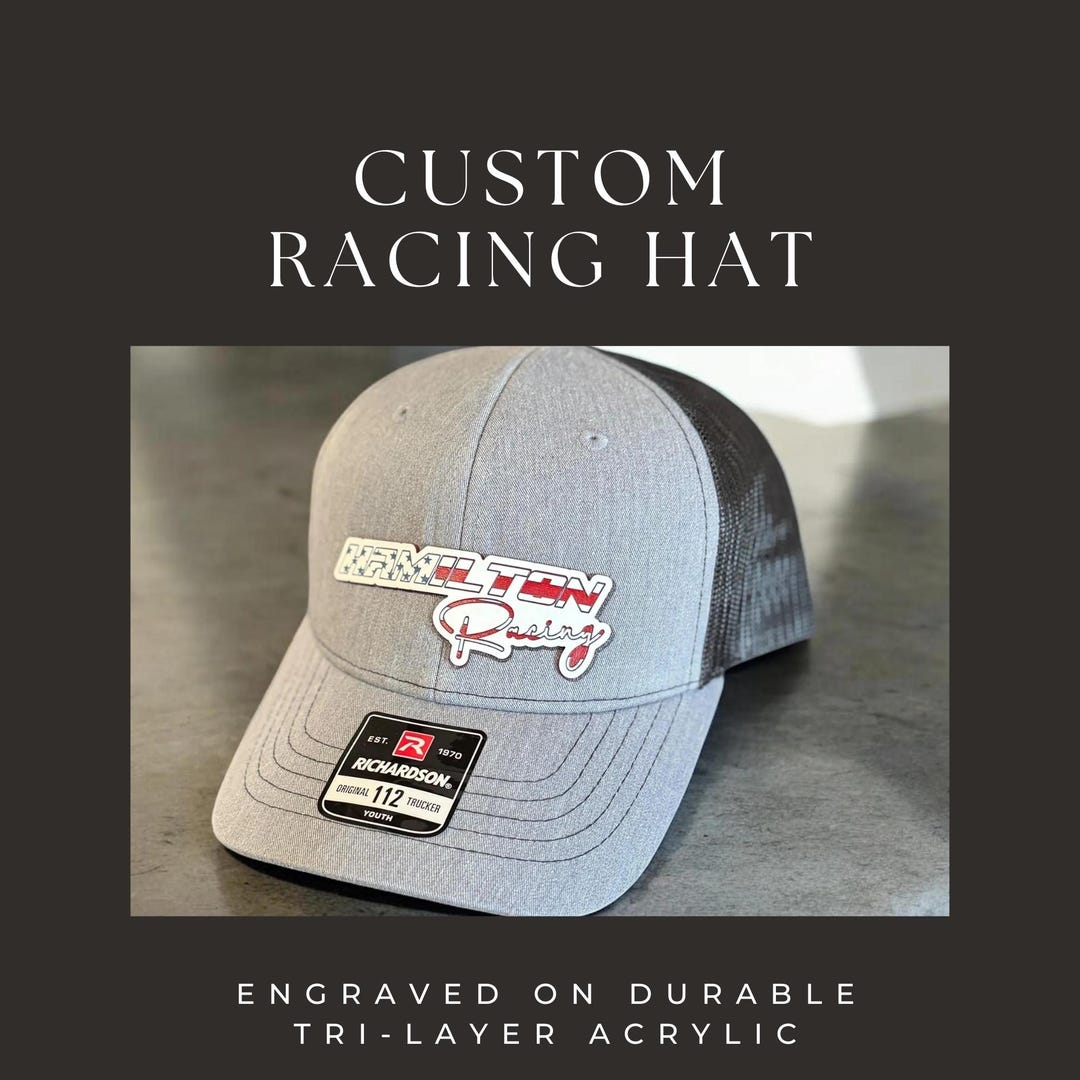 Custom Motocross Team Motorsports Trucker Hat With Patch - Etsy