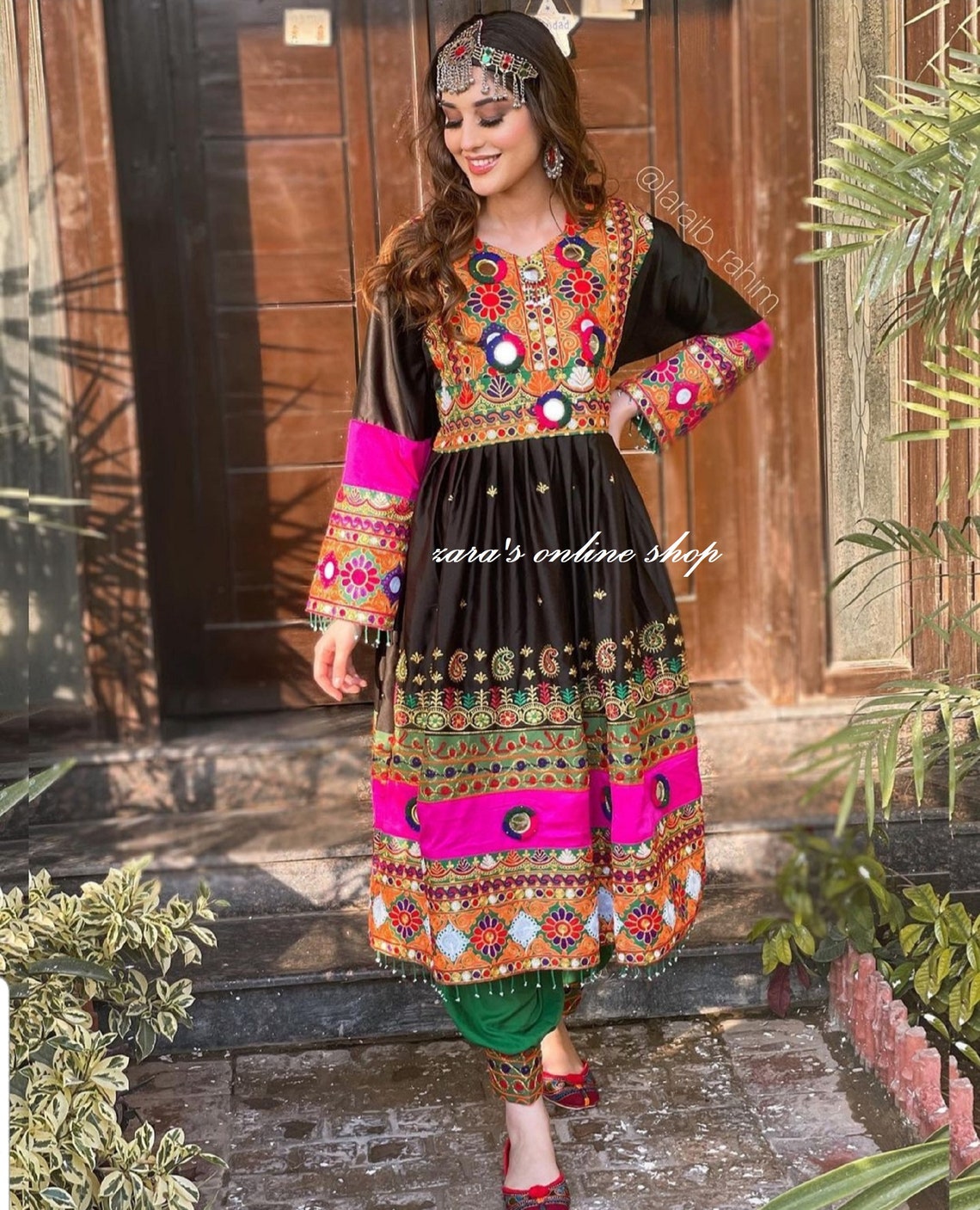 Afghan Kuchi Handmade Traditional Multicolour Dress - Etsy