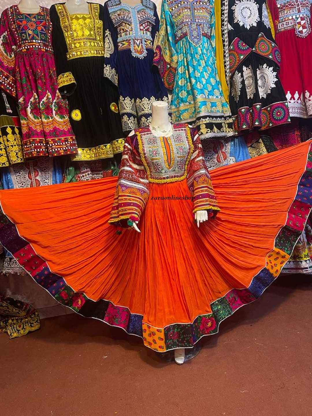 Afghan Kuchi Traditional Handmade Dress With Embroidery - Etsy