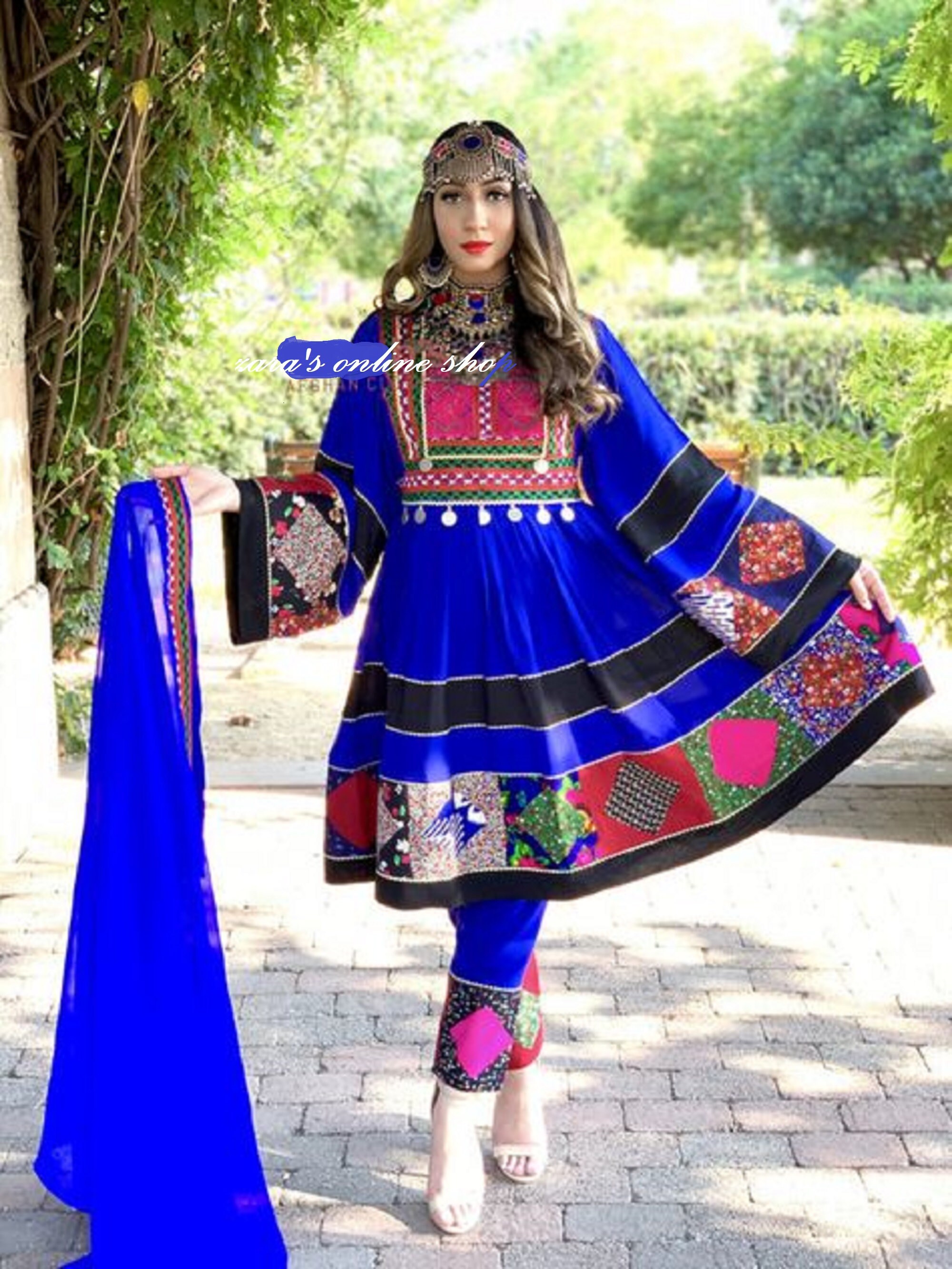 Afghan Kuchi Traditional Handmade Dress With Embroidery - Etsy
