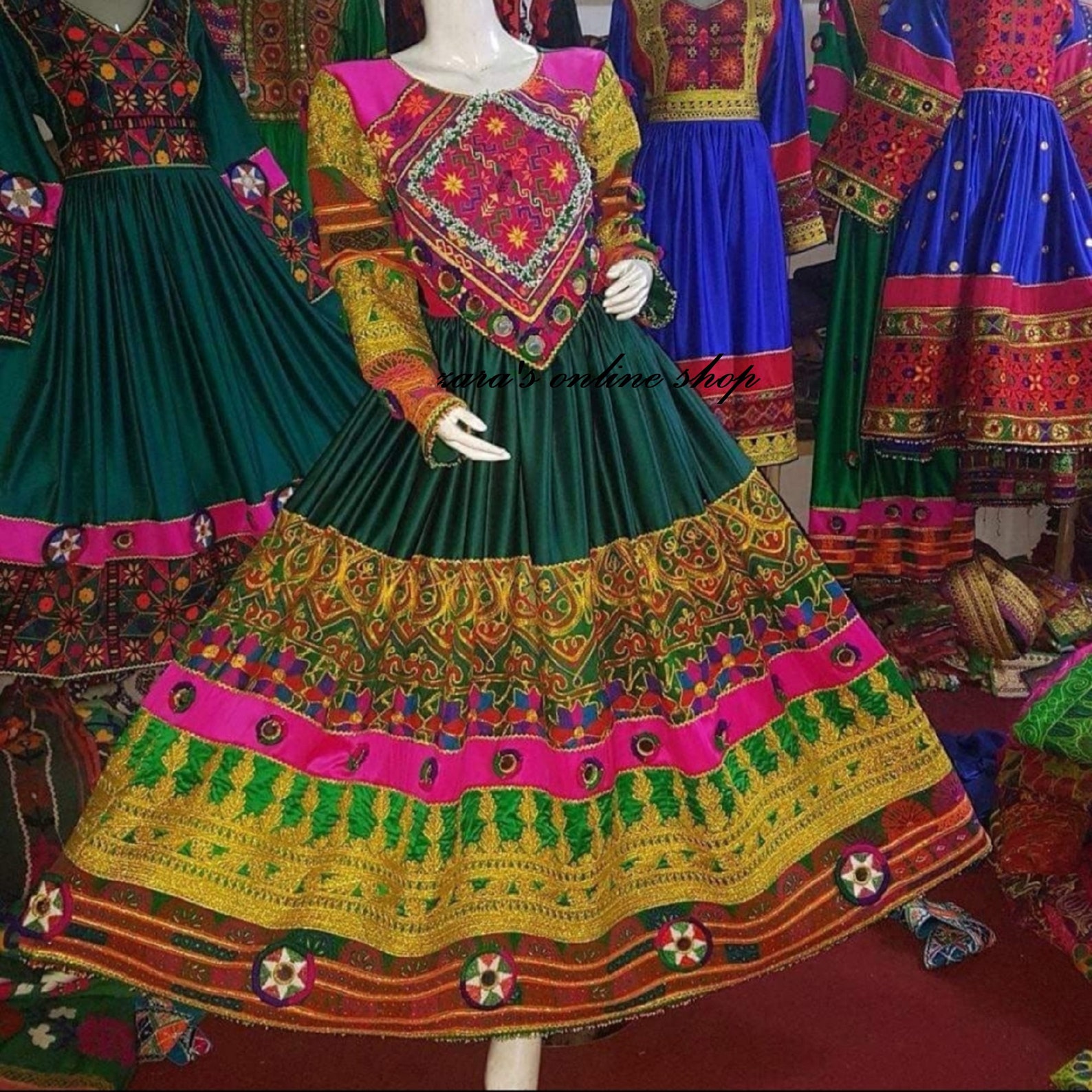 Afghan Kuchi Traditional Handmade Dresses - Etsy