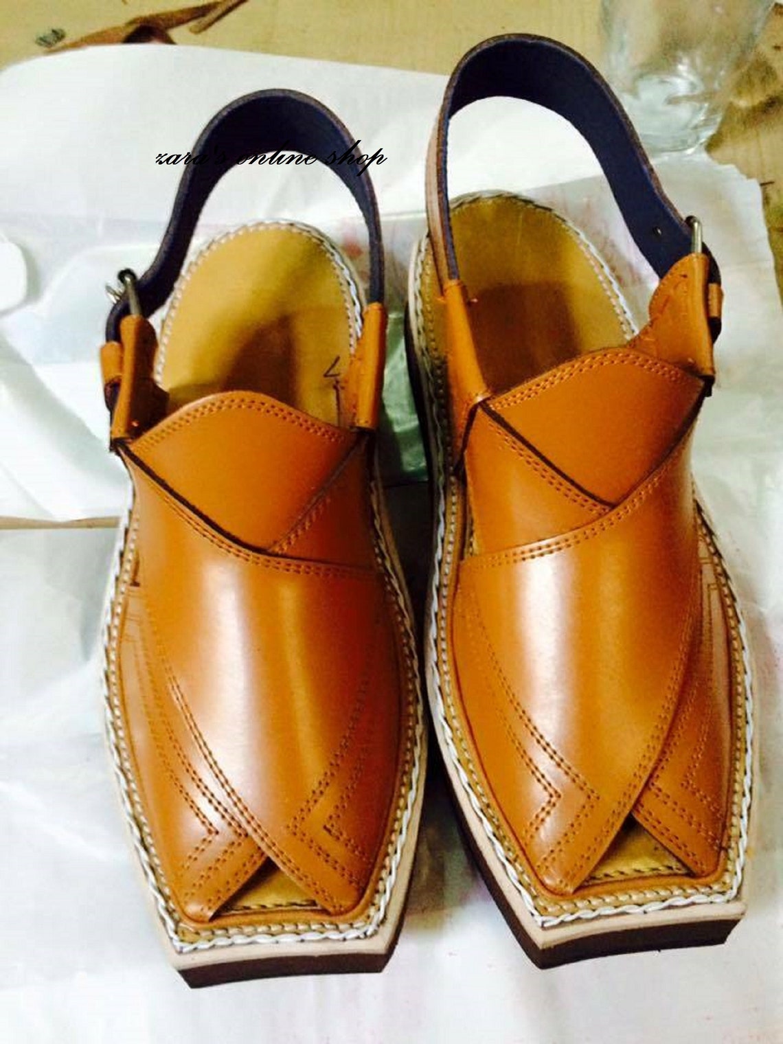 Imran Khan-kaptan Chappal Pure/original LEATHER Sandals - Etsy