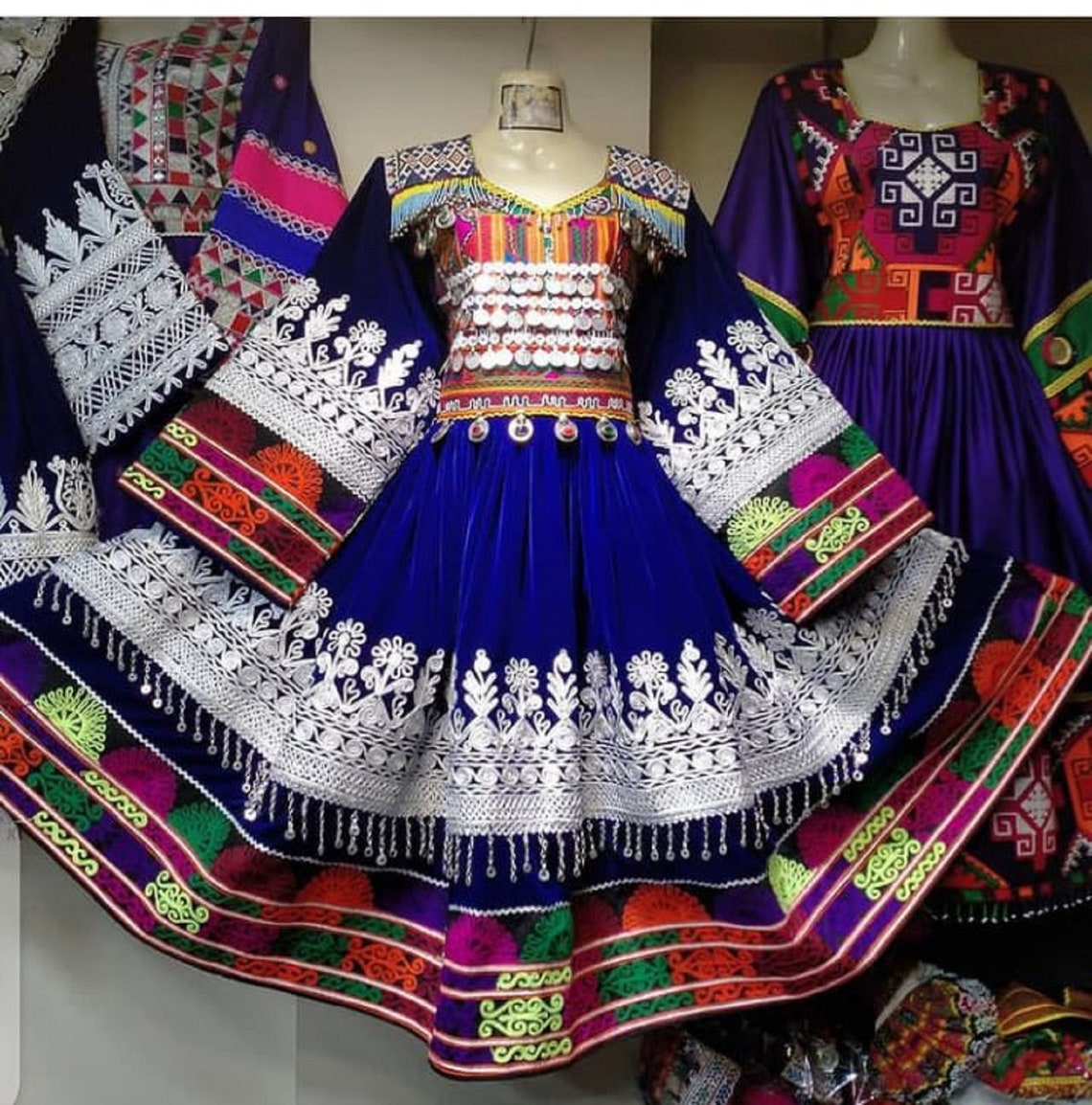 Afghan Kuchi Handmade Traditional Beautifull Dress - Etsy