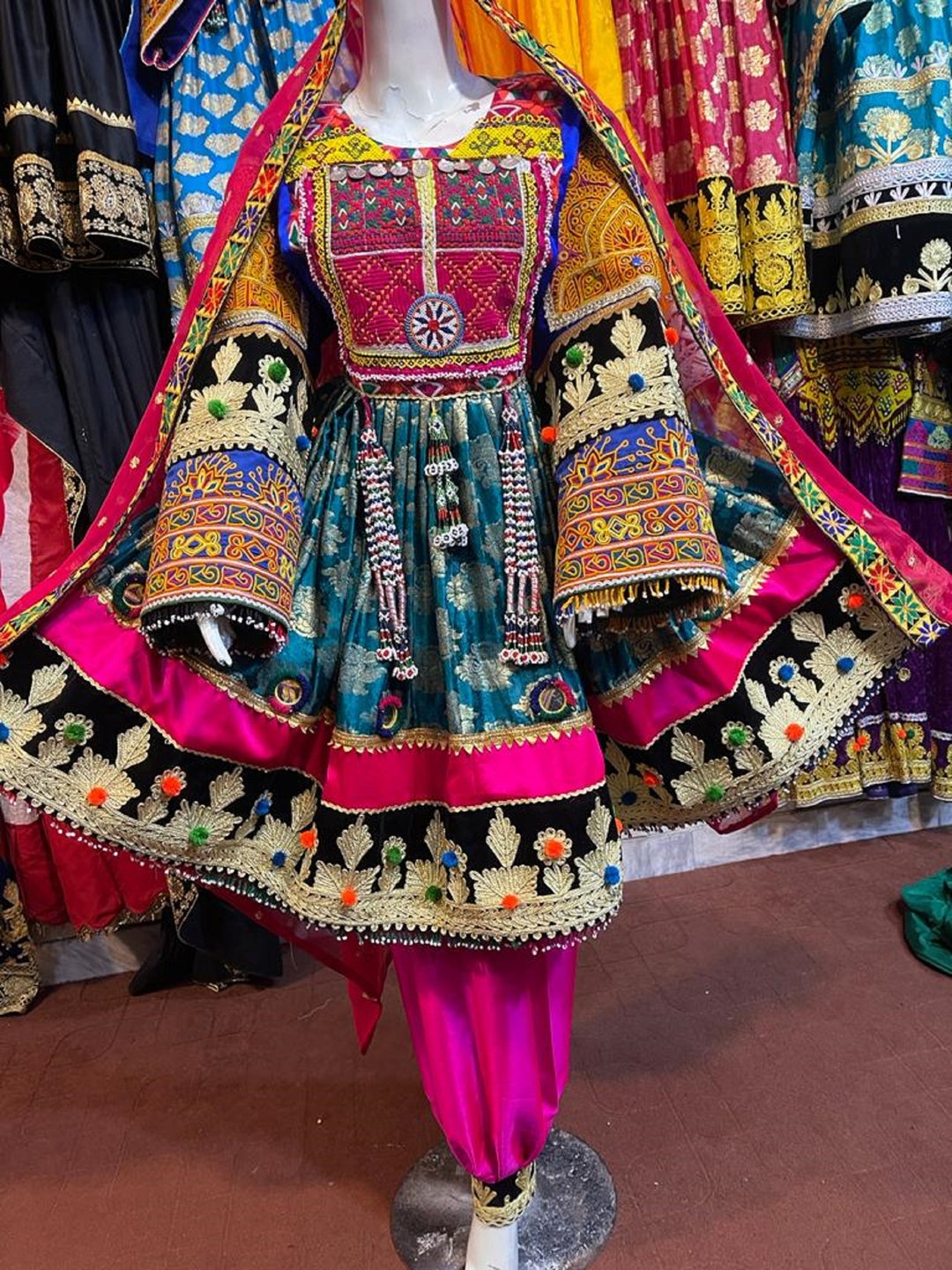 Afghan Kuchi Traditional Handmade Embroidery - Etsy