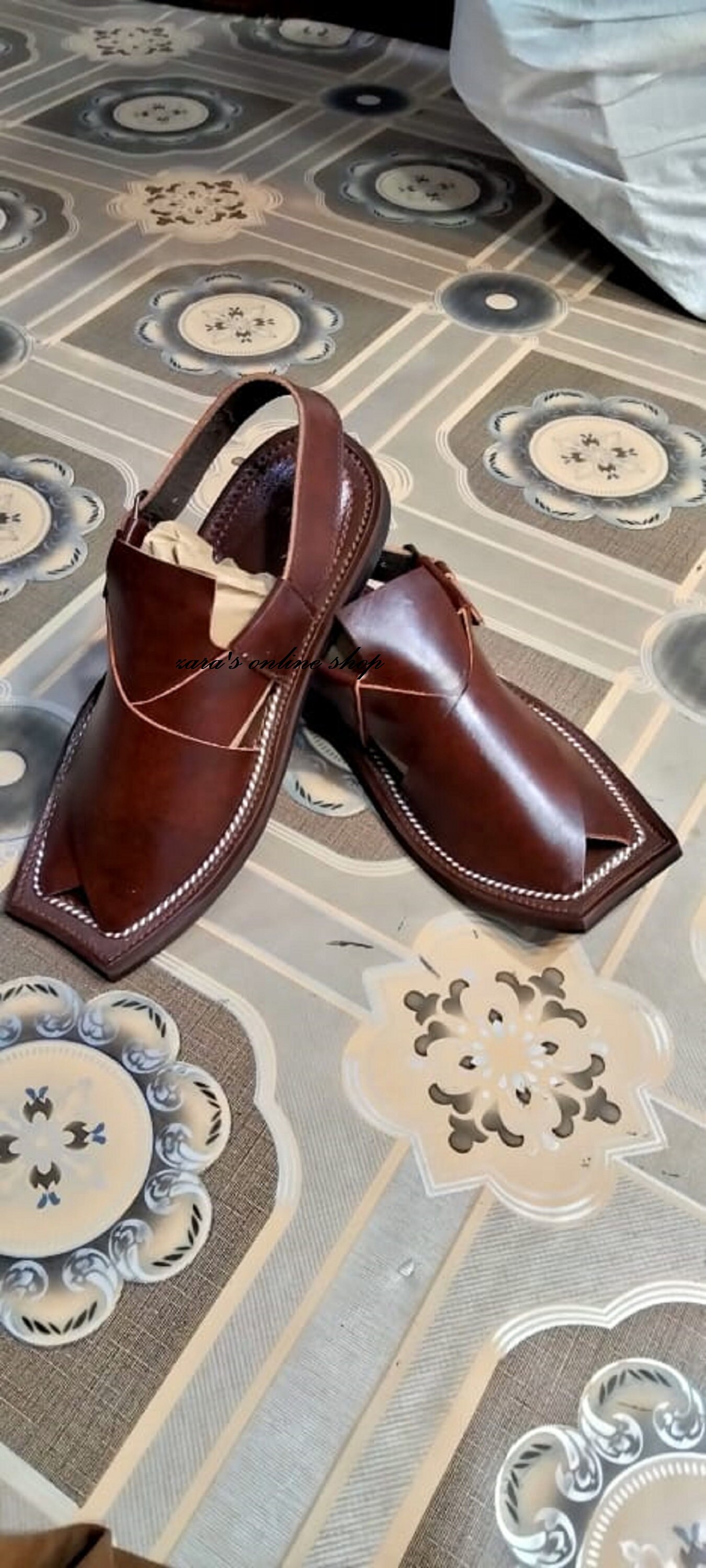 Peshawar Pure Leather Charssada Chappal/sandal | Etsy