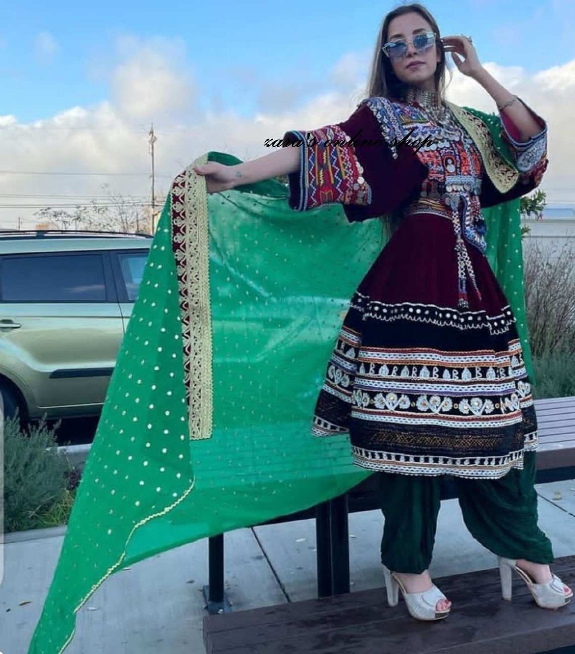 Afghan Kuchi Handmade Traditional Dress - Etsy
