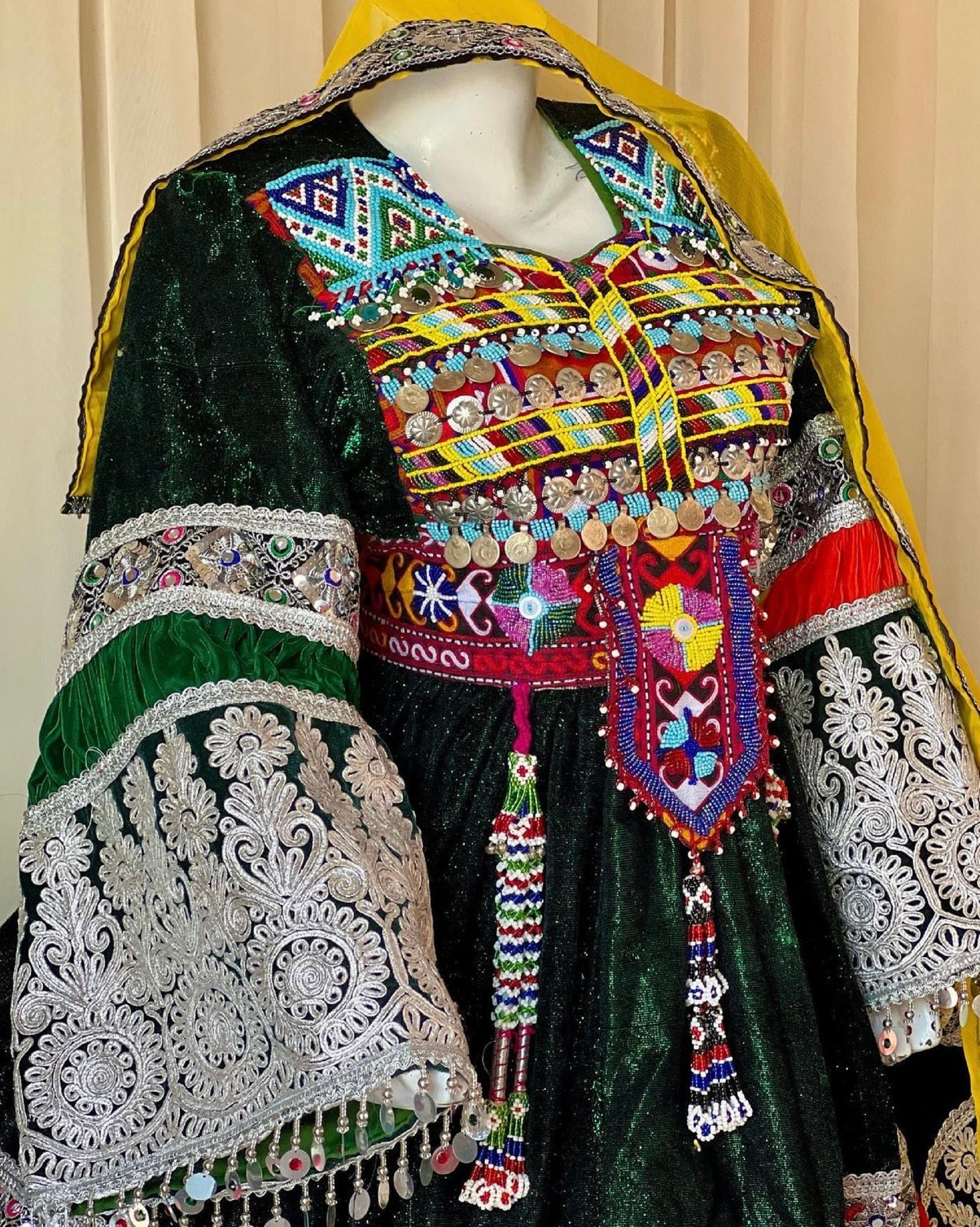 Afghan Kuchi Traditional Handmade 3 Piece Wedding Dress - Etsy