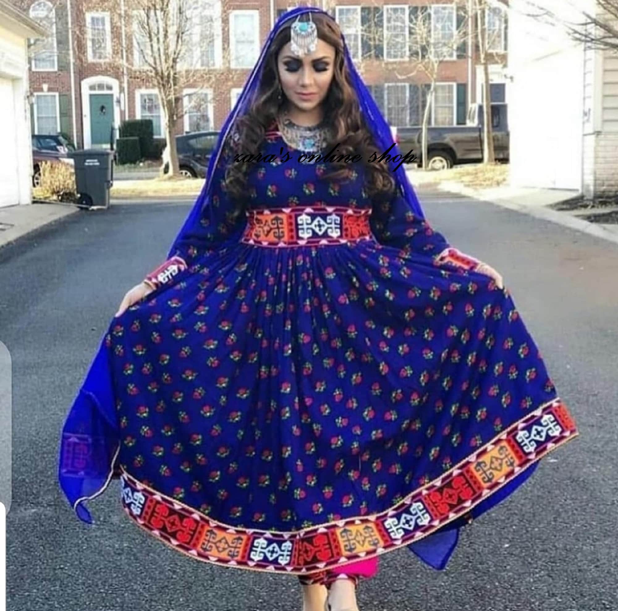 Afghan Kuchi Traditional Handmade Dresses With Embriodery - Etsy