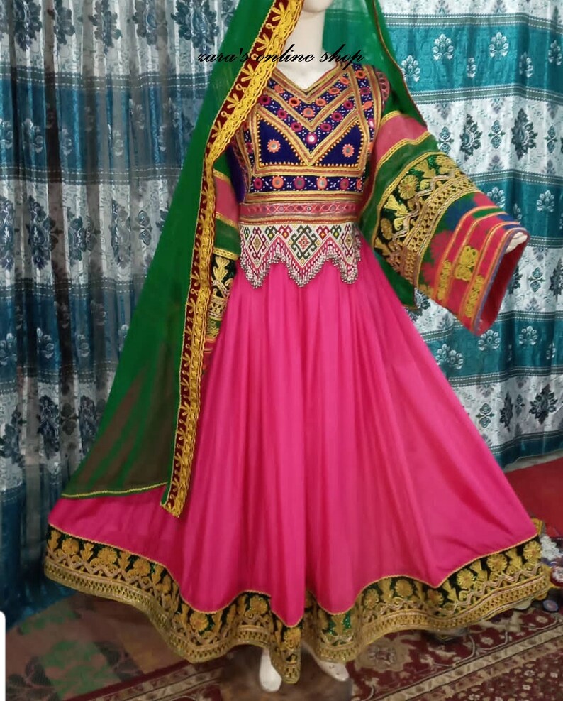 Afghan Kuchi Traditional Handmade 3 Piece Dress - Etsy