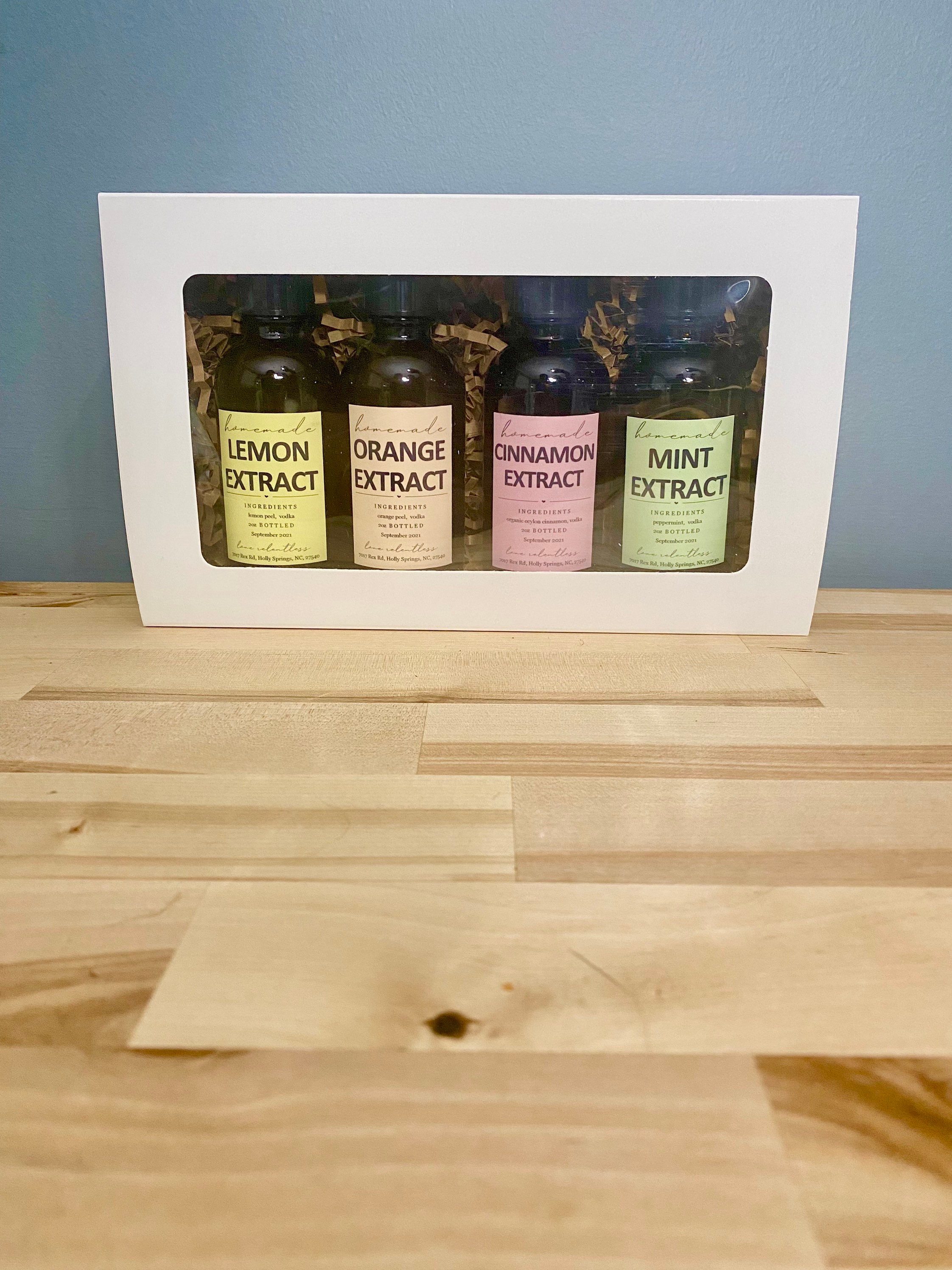 Flavored Extract Gift Set, Flavored Extract Sample Set, Flavored ...