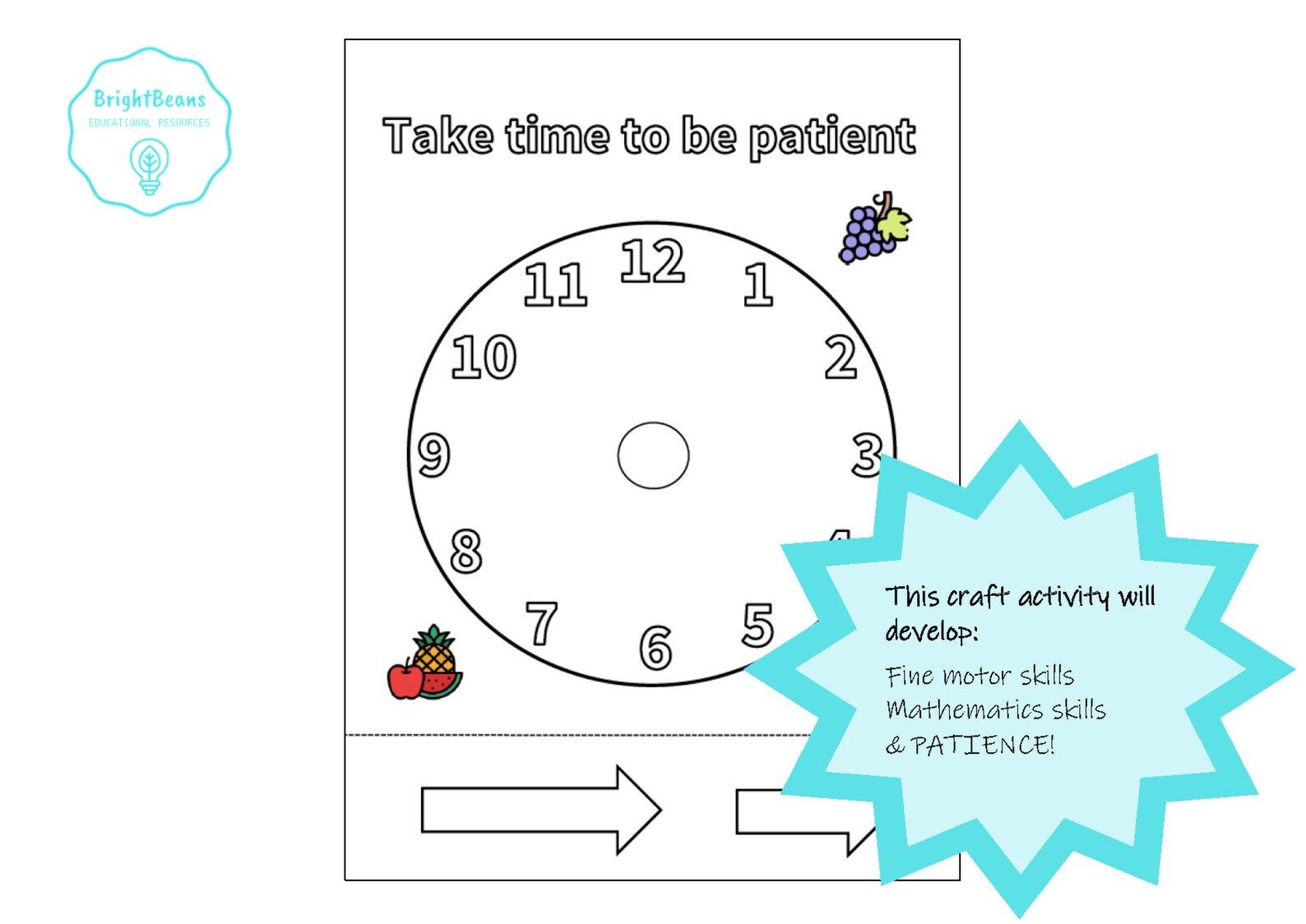 Fruits of the Spirit: PATIENCE Lesson Plan and Craft - Etsy