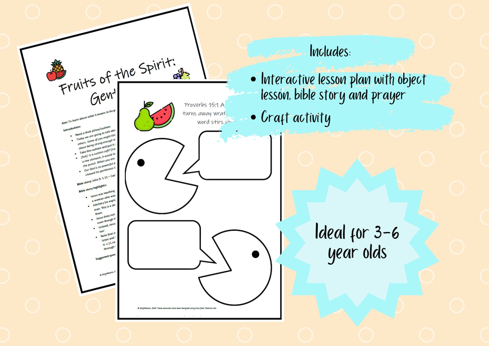 GENTLENESS Fruits Of The Spirit Lesson Plan And Craft Etsy gentleness-fruits-of-the-spirit-lesson-plan-and-craft-etsy