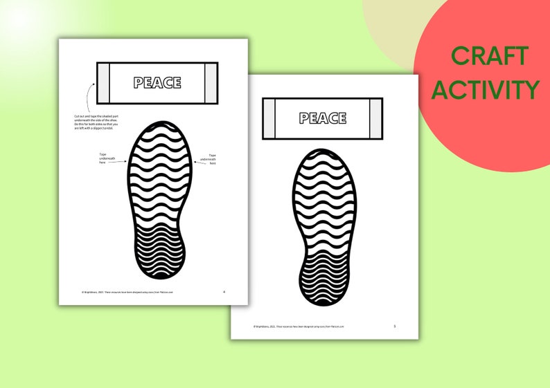 Armor of God: SHOES OF PEACE Lesson #3 - Etsy