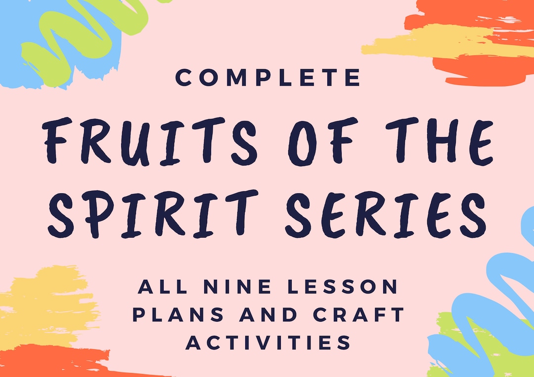 Fruits of the Spirit: Complete Series BUNDLE - Etsy